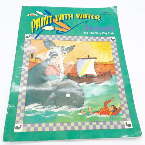Landoll's | Office | Vintage Landolls Paint With Water Jonah Bible ...